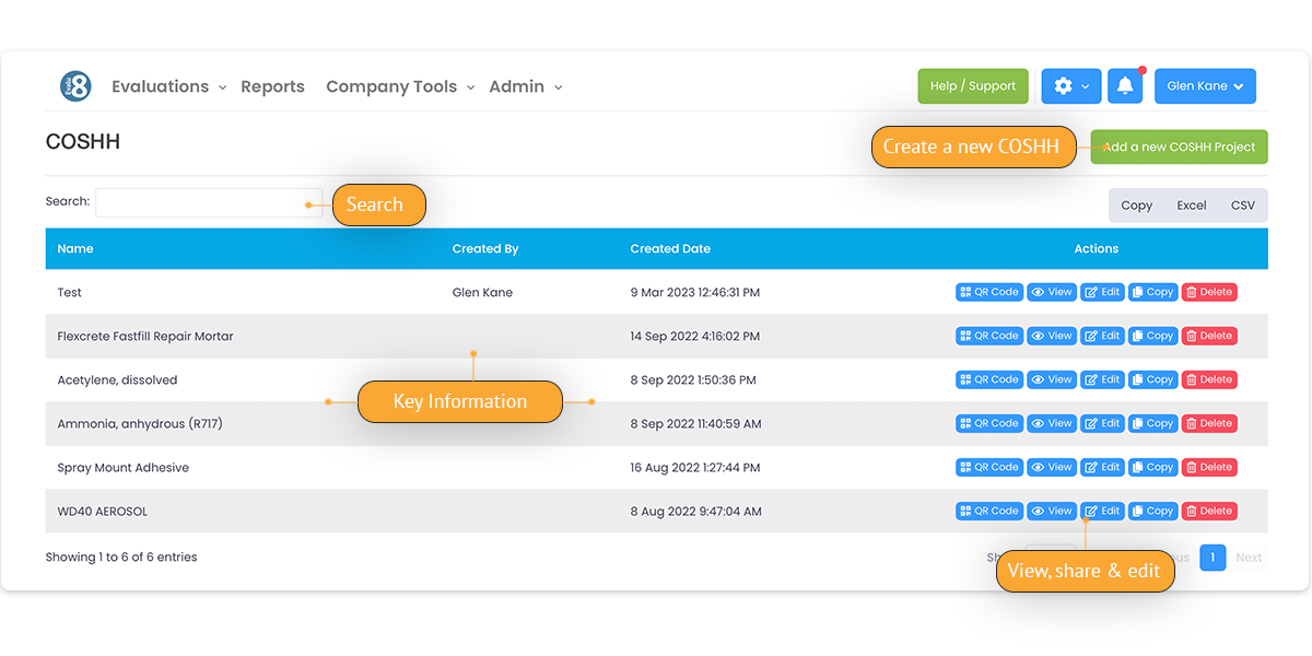 COSHH Assessment Software - Chemical safety made easy