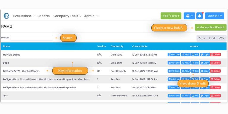 Easy to use RAMS Software | Risk Assessment & Method Statement